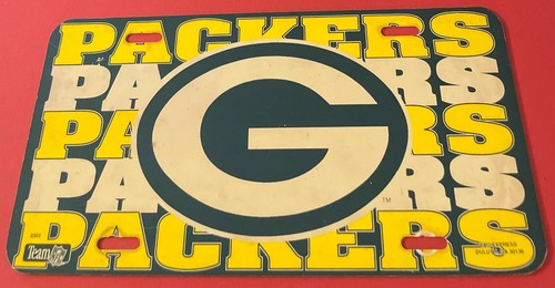 Green Bay Packers Booster License Plate Wisconsin PLASTIC | eBay