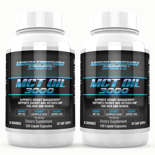Mct Oil 3000mg Capsules Weight Loss, Diet Pills Keto 2 Bottles 240 ...