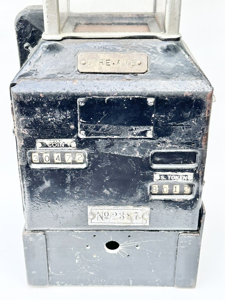 Antique Fare Box Bus Trolley Street Car Coin/token/Ticket Machine ...