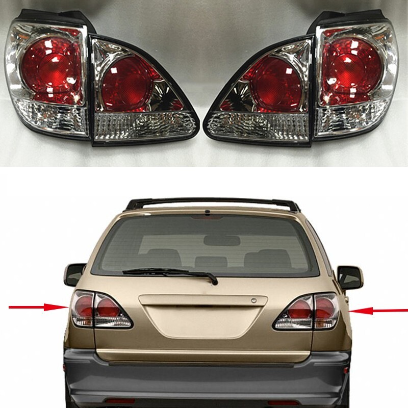 4Pcs Lamps For Lexus RX300 1999-2003 Rear Taillights&Tailgate Mounted ...