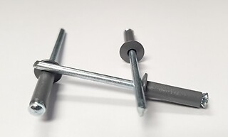 Gray 3/16" Rivet Small Head Exploding Banana Peel Aluminum Pop Rivets ...