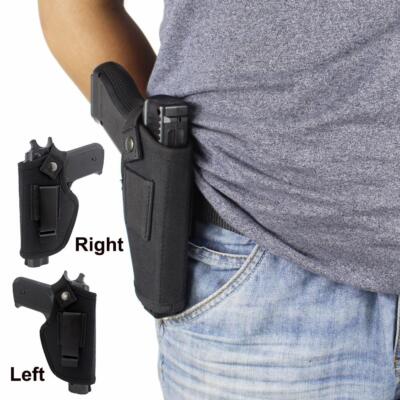 Tactical Concealed Carry IWB OWB Left/Right Hand Gun Holster Waist Belt ...