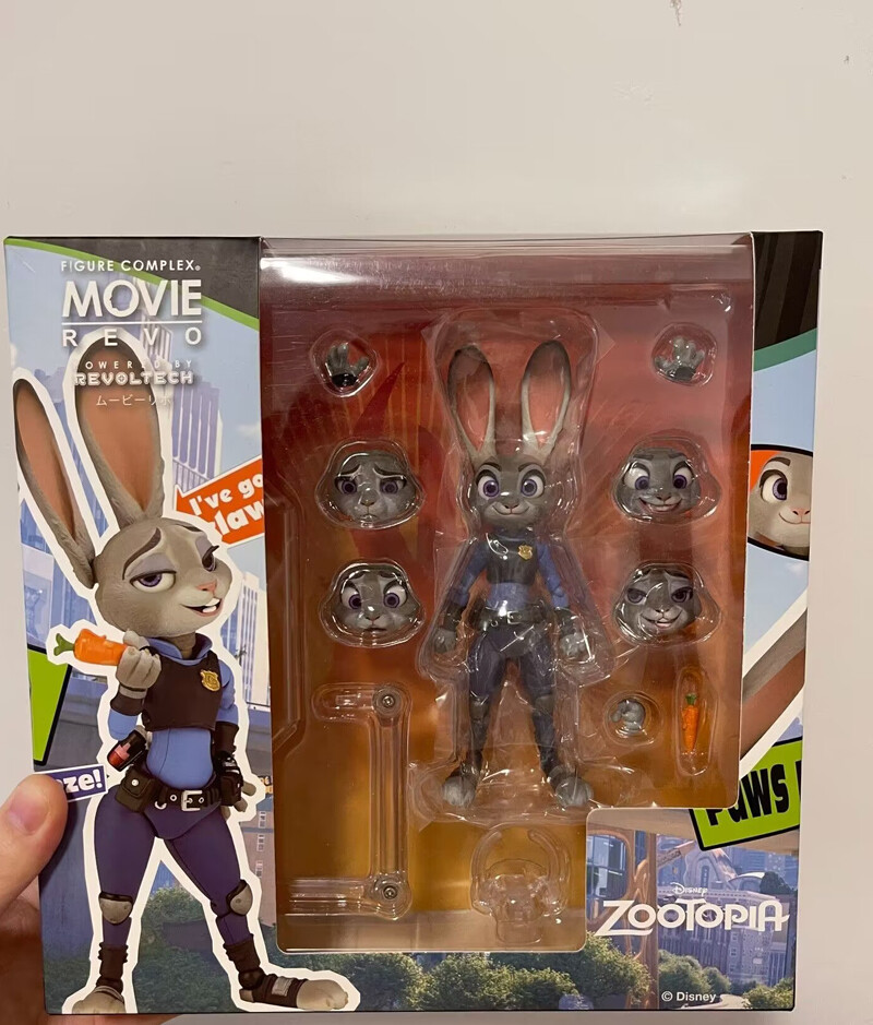 KAIYODO REVOLTECH Zootopia Movie Revo Series Judy Hopps Figure Model In ...