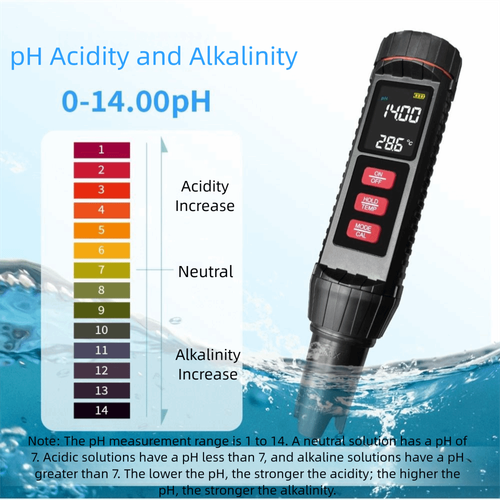 Waterproof Water Quality Meter Multifunction Digital PH Meter ...