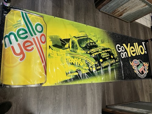 Mello Yellow NHRA Drag Racing Banner Courtney Force Funny Car John Race ...