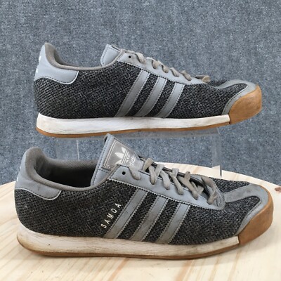 Adidas Shoes Mens 11.5 Originals Samoa Sneakers Gray Lace Up Casual Low ...
