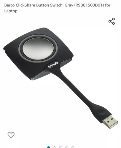 Barco ClickShare USB Type-A Wireless Button Presentation System ...