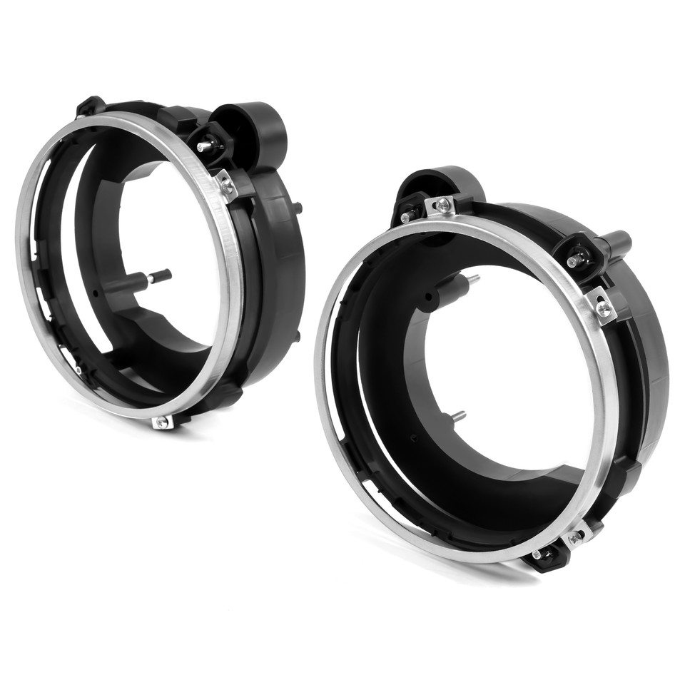 Left & Right Side Headlight Bulb Brackets Buckets For Jeep Wrangler ...