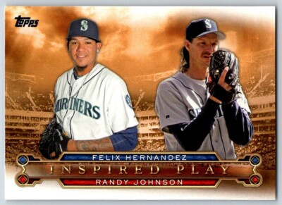2015 Topps Inspired Play RANDY JOHNSON / FELIX HERNANDEZ #I-14 ...