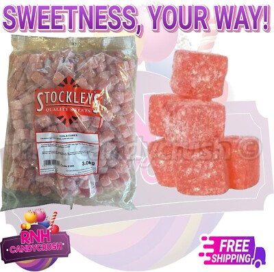500G Stockley's Cola Cubes Traditional Retro Hard Boiled Sweets Pick n ...