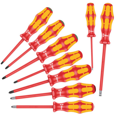 Wera 133355,160 i/162 i/167 i/9 Screwdriver set Kraftform Plus Serie ...