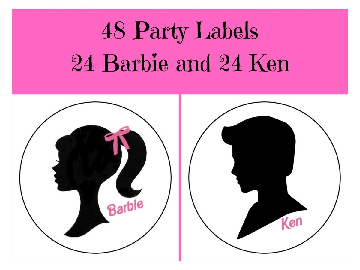 Barbie Mailing Labels