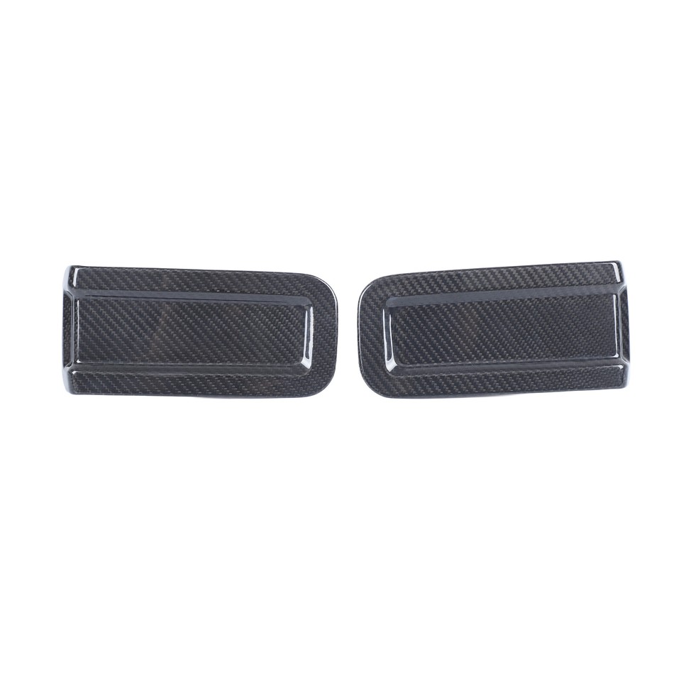 Real Dry Carbon Fiber Side View Mirror Center Cover Trim Fits Hummer H2 ...