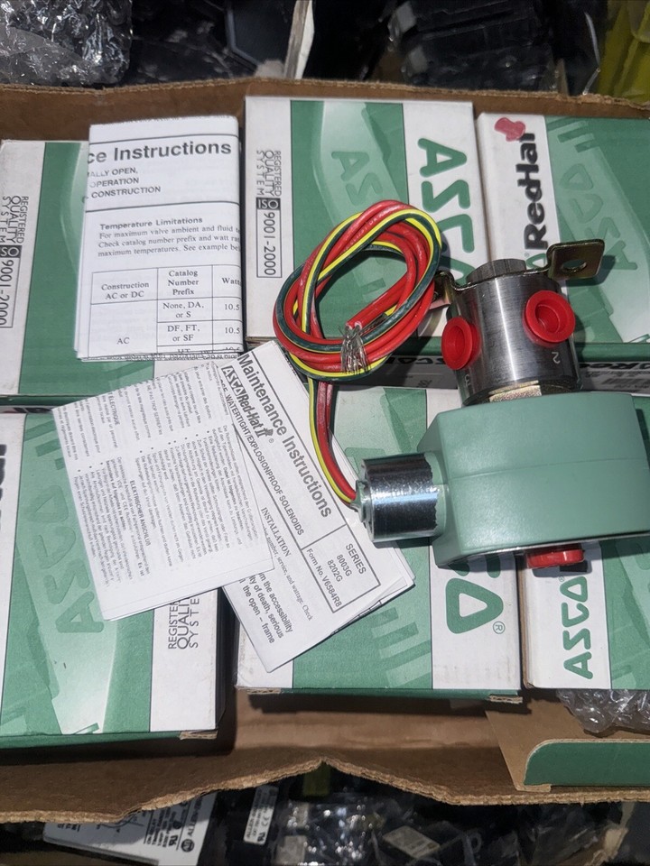 ASCO 8320G202 1/4” 3 WAY, 24 VDC NEW MP-C-082 SOLENOID VALVE | eBay