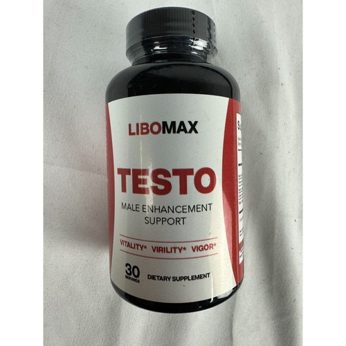 Libomax Testo Male Enhancement Support Vitality Vigor 30 Dietary ...