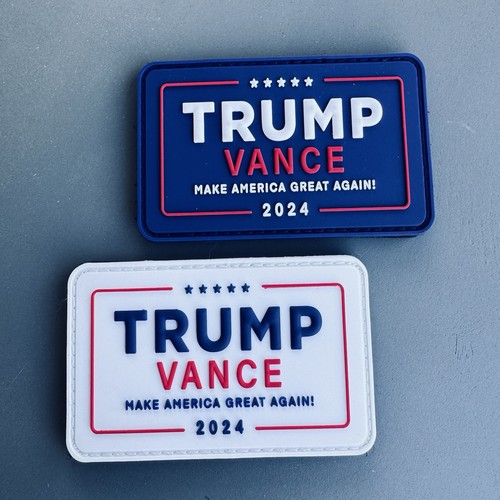 BLUE REPUBLICAN MAGA TRUMP VANCE 3D PVC PATCH FOR HAT, BACKPACK, ETC | eBay