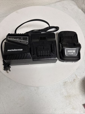 METABO BSL1840M 18V 4AH BATTERY & UC18YFSL 14.4V-18V CHARGER | eBay