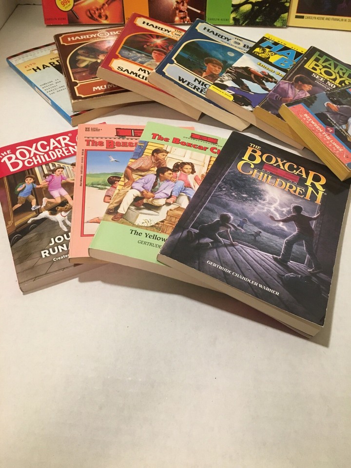 15 Mix of Boxcar children Nancy Drew Hardy Boys paperback pb books ...