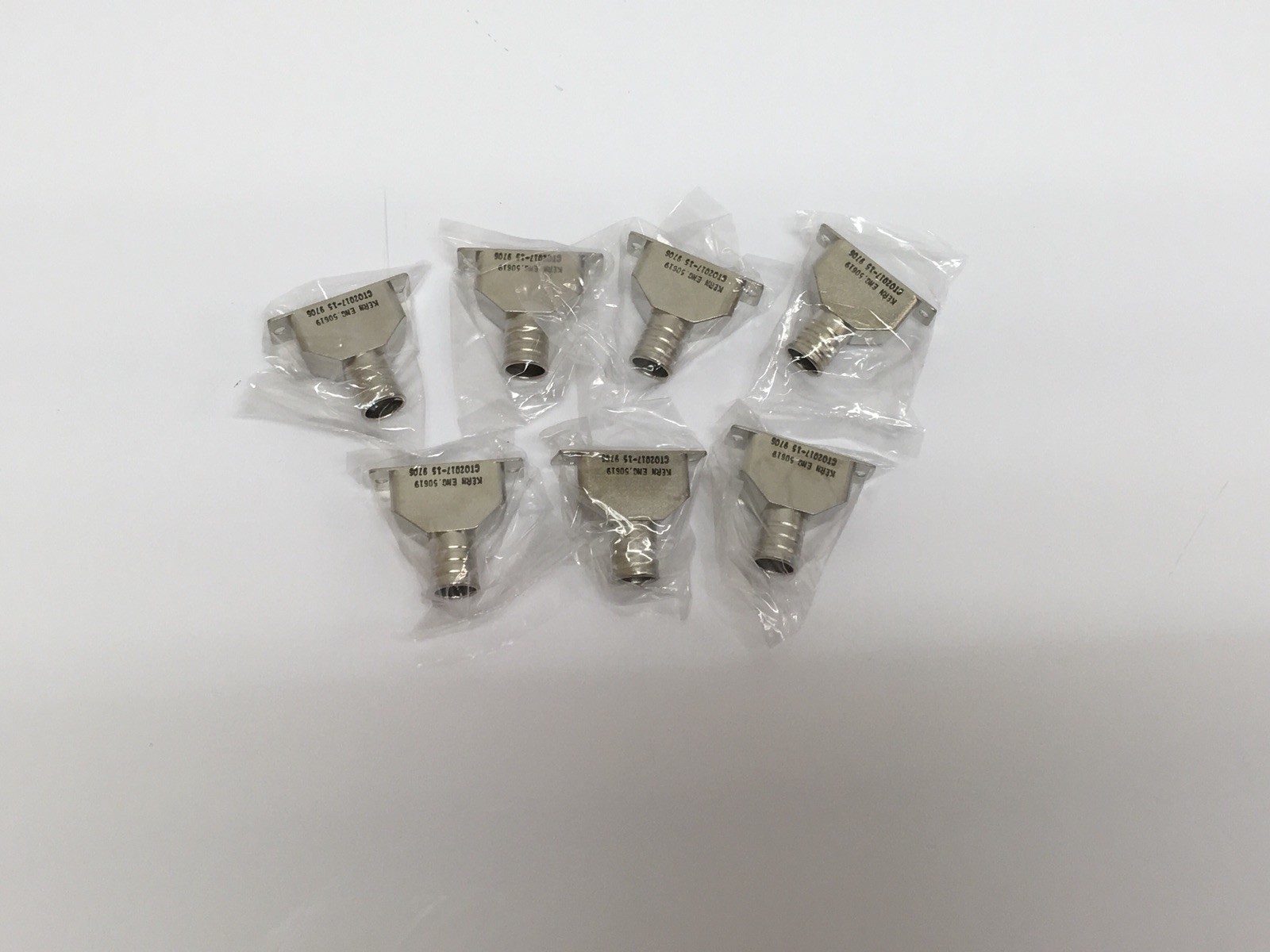 7 NEW Kern Eng CT02017-15 EMI D-Sub Connector Backshell with Band ...