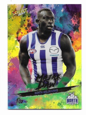 2017 Footy Stars HOLOFOIL north MELBOURNE MAJAK DAW HF100 CARD AFL ...