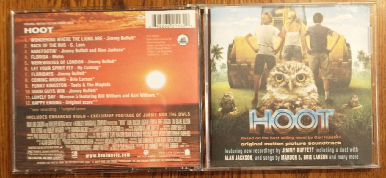 Hoot: Original Motion Picture Soundtrack - Audio CD By Various Jimmy ...
