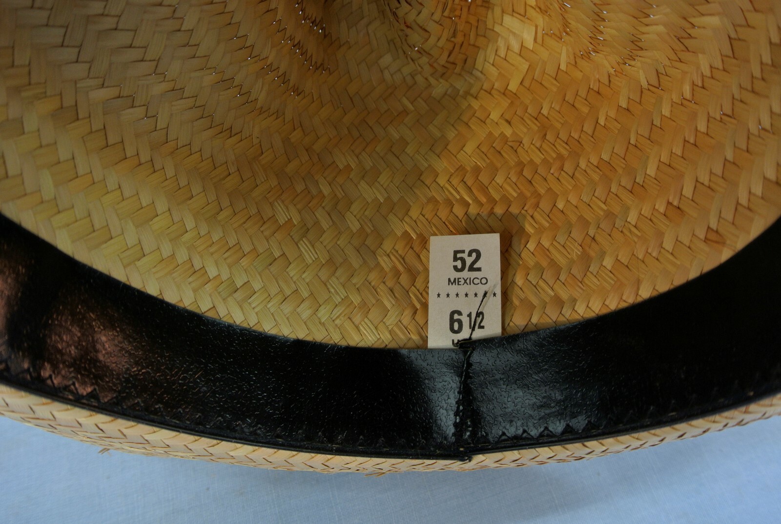 STRAW HAT, MADE IN MEXICO, SIZE 6-1/2 | eBay