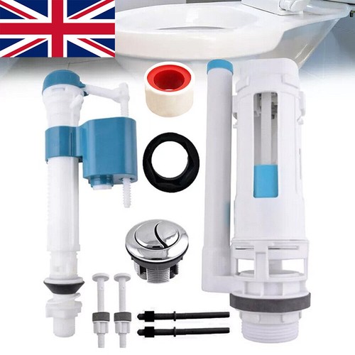 Toilet Cistern Repair Kit Fill Flush Valve Dual Button Water Tank ...