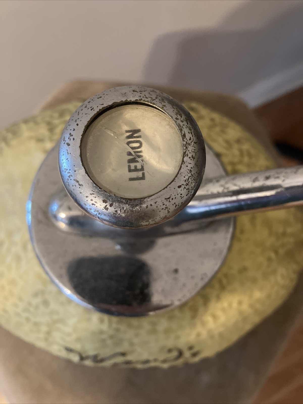 Vintage WARD'S Lemon Crush Counter Top Soda Ceramic Syrup Dispenser | eBay