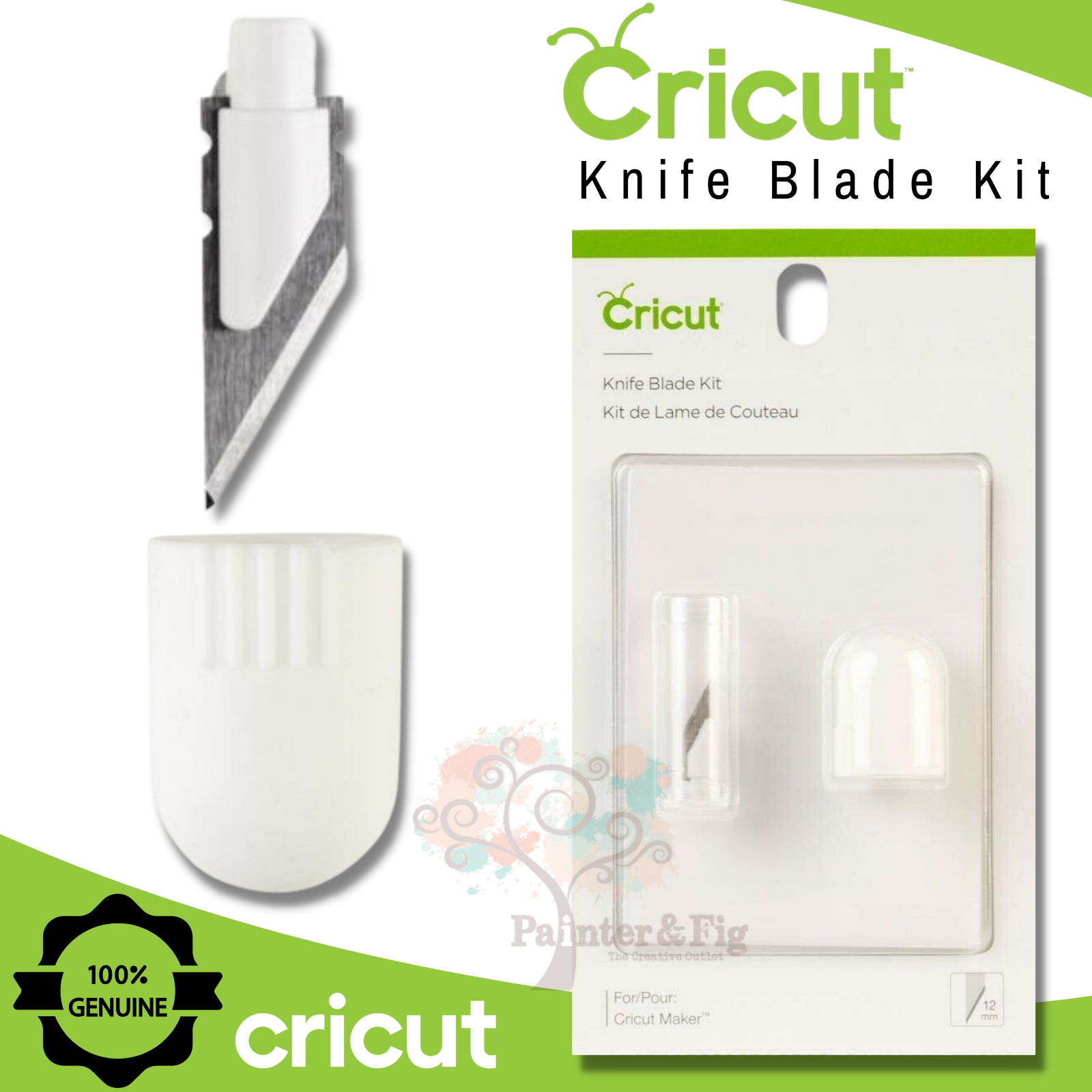 Cricut Knife Blade Kit - Replacement Blade for Cricut Maker Only ...