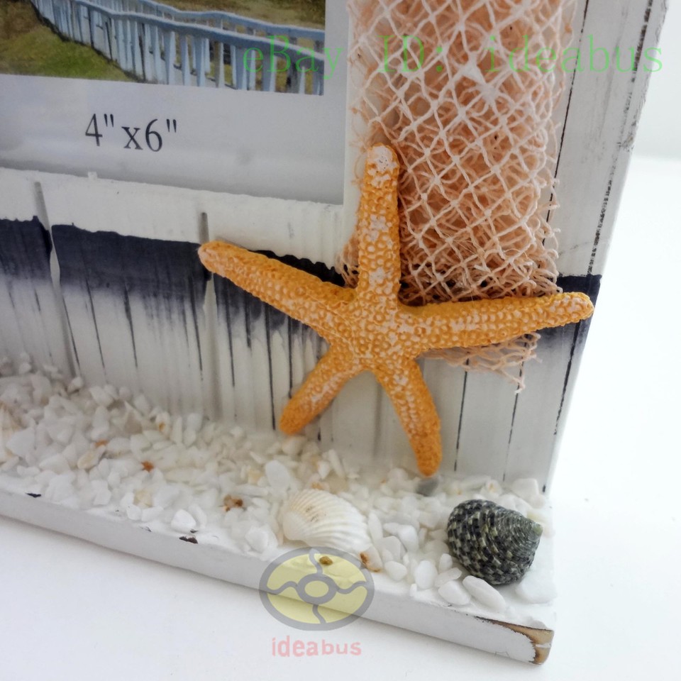Nautical Decor(10.3"tall) wood Boy & Girl Picture Photo Frame Table ...