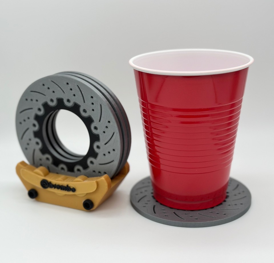 Brembo Brake Disc Coaster Set Automotive Gift | eBay