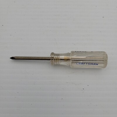 Vintage Craftsman Mini Phillips Screwdriver 41542 Clear USA 🇺🇸 | eBay