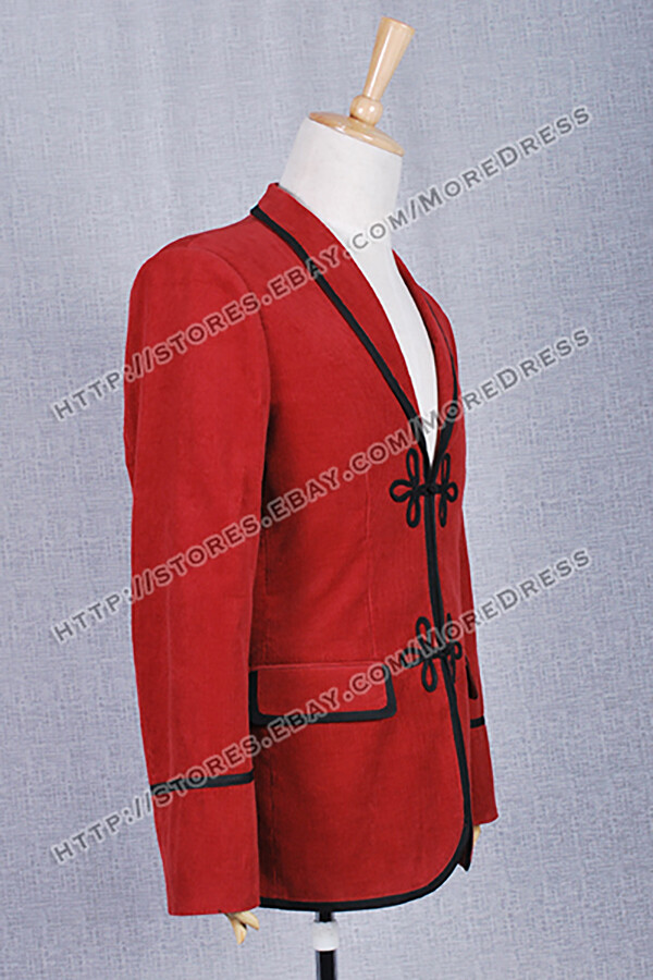 Third Doctor Red Coat Doctor Who Third 3rd Doctor Cape Cosplay Costume