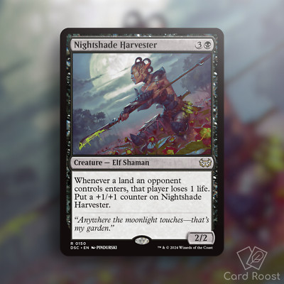 MTG Magic Nightshade Harvester 0150 Commander: Duskmourn: House of ...