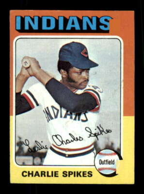 1975 Topps #135 Charlie Spikes VG/VGEX Indians 219613 | eBay