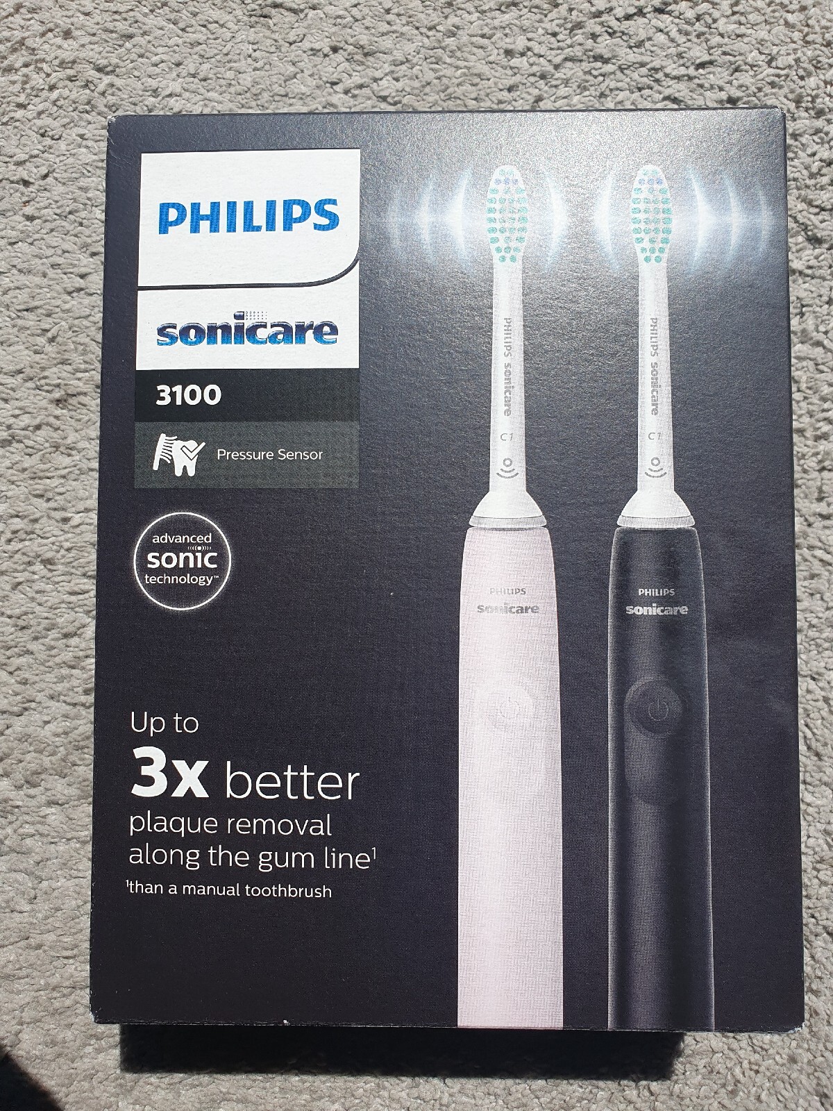 Philips+Sonicare+Serie+3100+HX3675%2F15+Electric+Toothbrush+-+Black ...