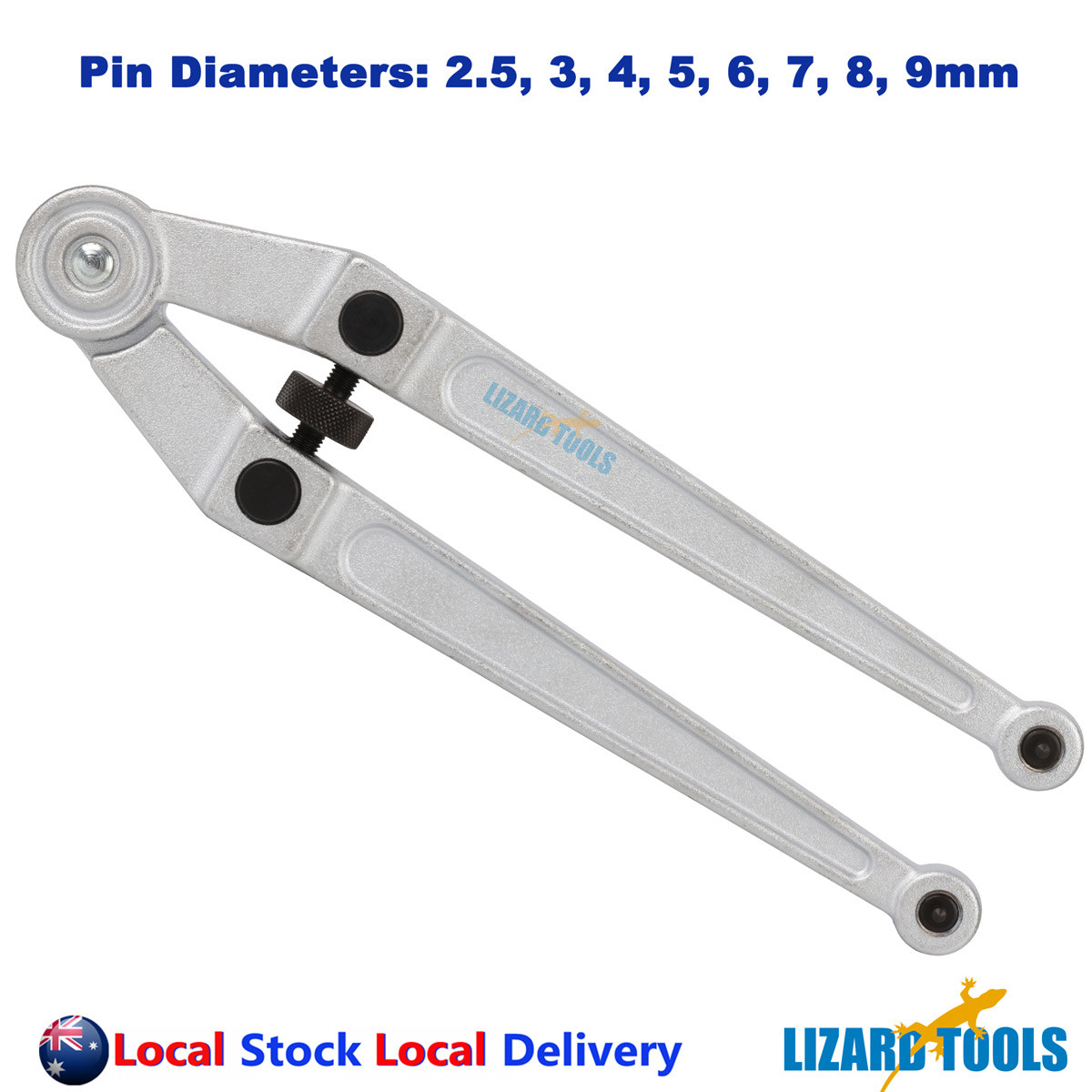 APT Taiwan Trades Grade Adjustable Face Pin Wrench Gland Nut Spanner 8 ...