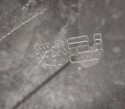 Victory Vision windshield black colour smoked with a little scratch | eBay