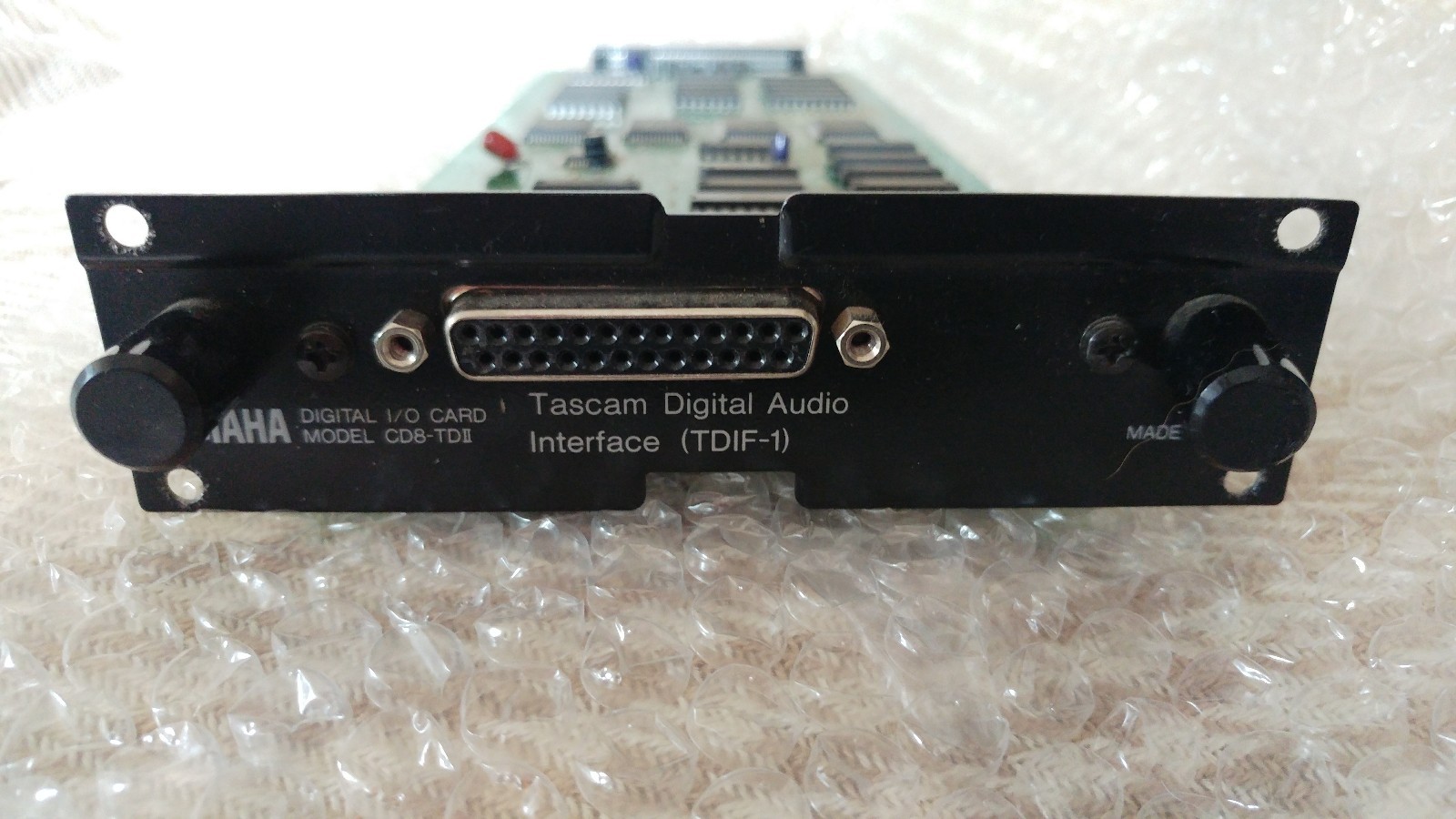 Yamaha 02R CD8-TDII Tascam Digital Audio Interface (TDIF-1) Card ...