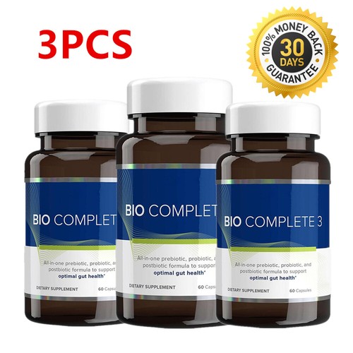 3 PCS GUNDRY MD BIO COMPLETE 3 Supplement PreBiotic ProBiotic ...