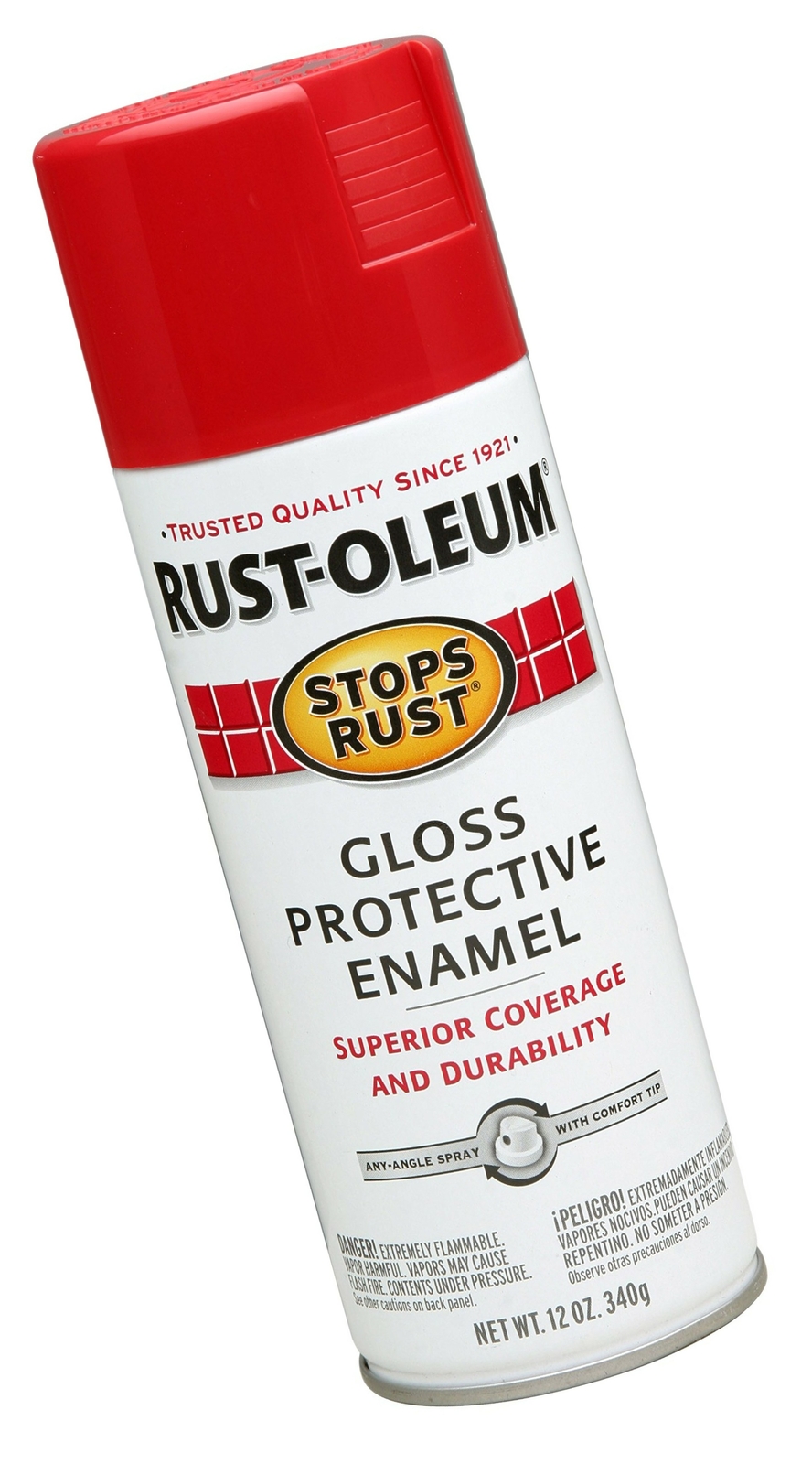 Rust-Oleum 7762830 Stops Rust Spray Paint, 12 Ounce, Gloss Sunrise Red ...
