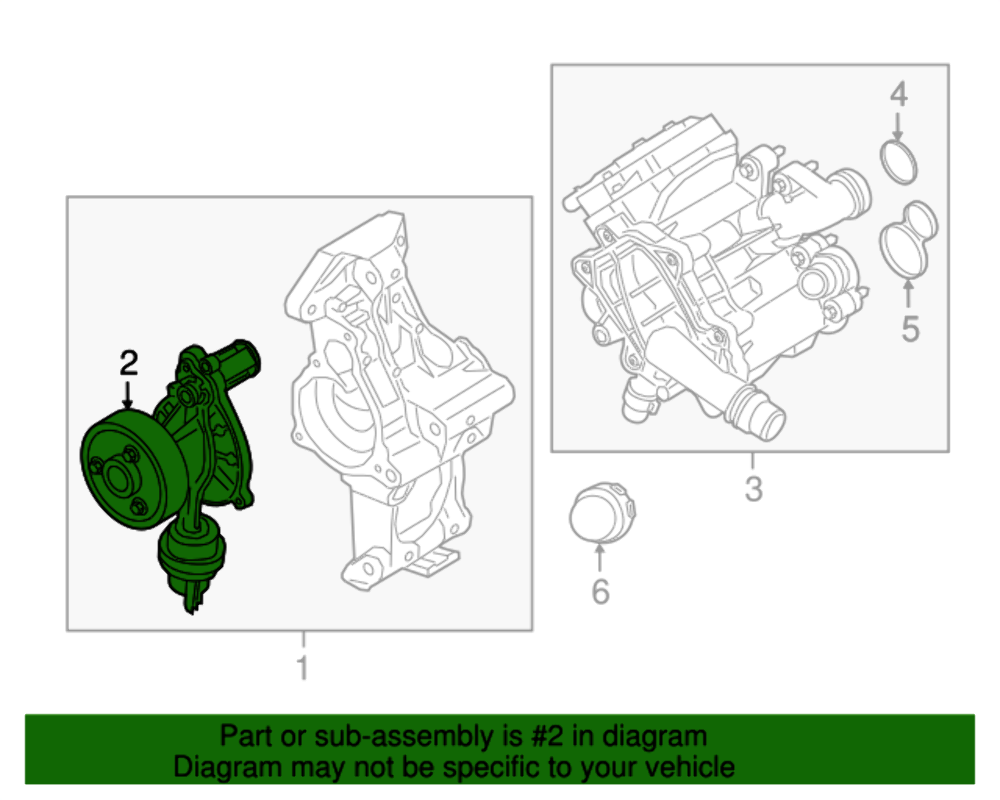 New Genuine BMW Water Pump (2017-2021) OE 11518638026 | eBay
