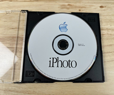 Vintage 2002 Original iPhoto 1 v1.0 Mac Macintosh Software Install Disc ...