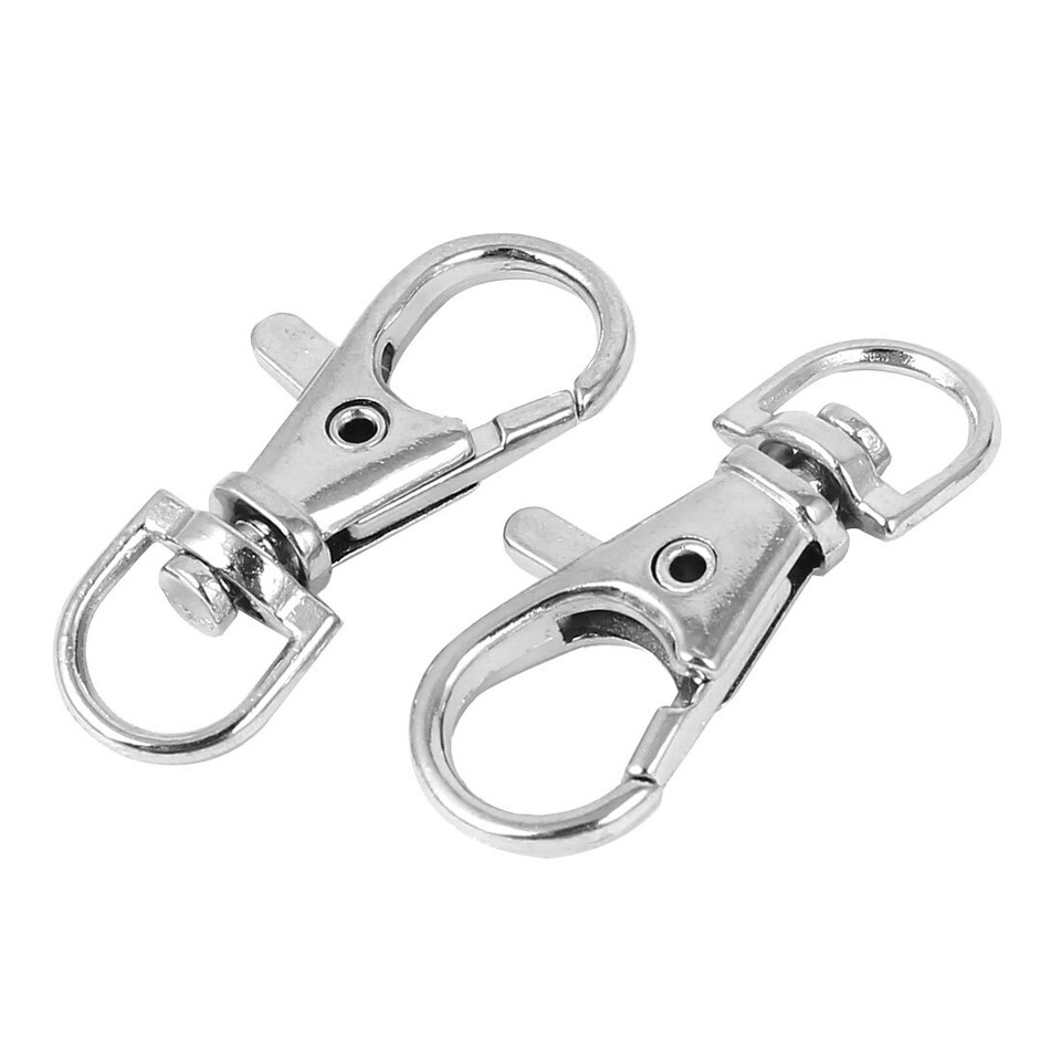 Metal Trigger Snap Hooks Keychains Lobster Swivel Clasps 15pcs | eBay