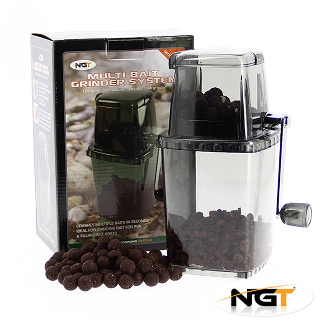 NEW NGT MULTI BAIT CRUSHER GRINDER SYSTEM FOR CARP FISHING BOILIES ...