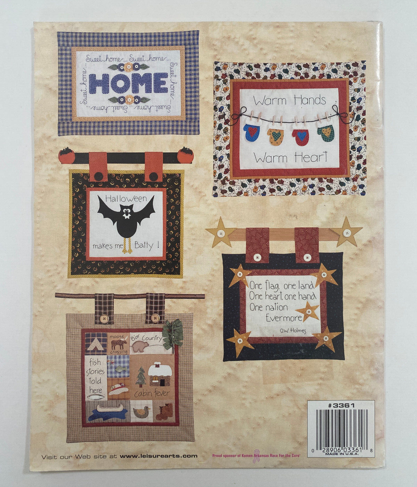 Wall Quilts For All - 12 Patterns Applique Projects By Leisure Arts ...