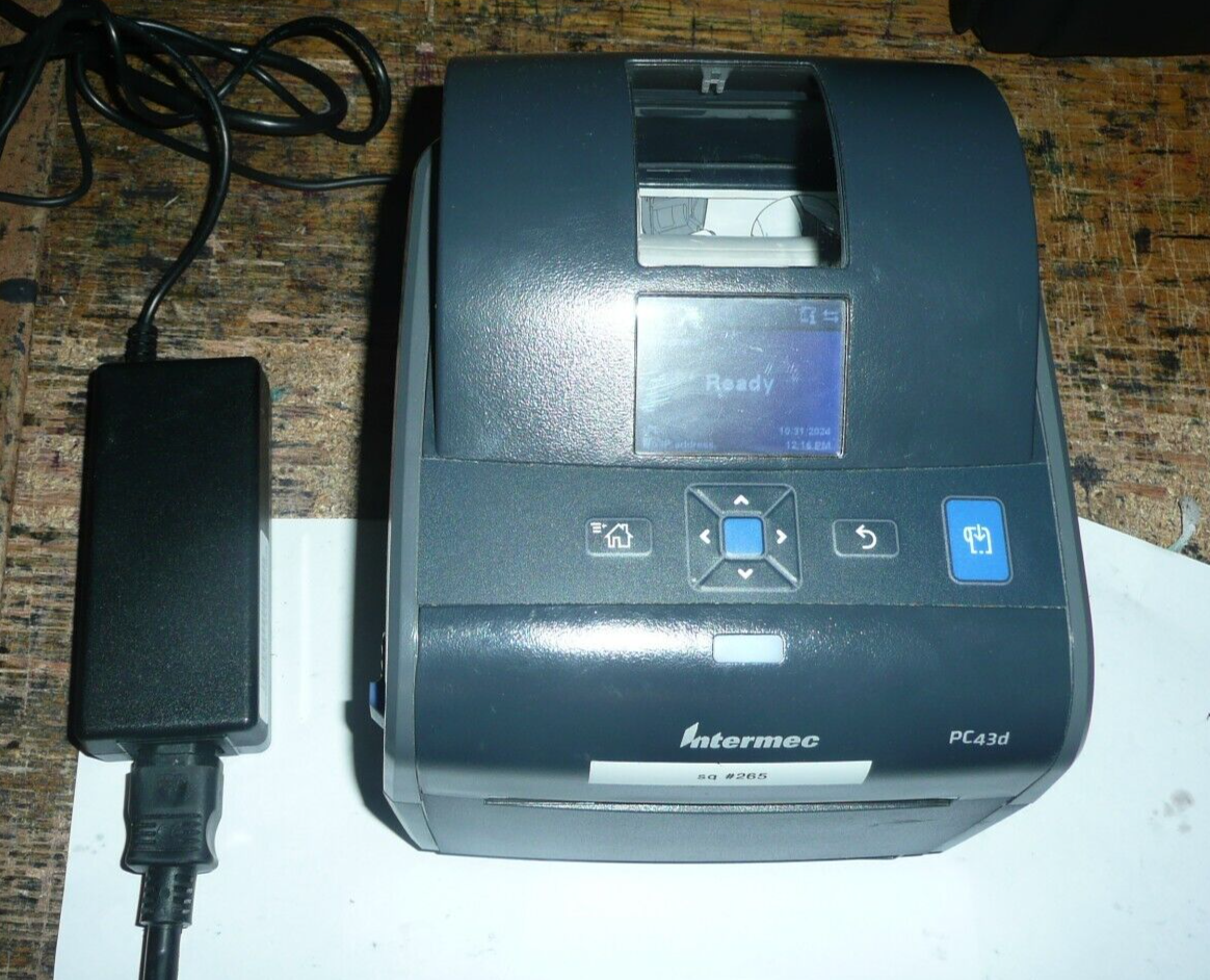 Intermec PC43d Monochrome Barcode Label Desktop Printer - USB or ...
