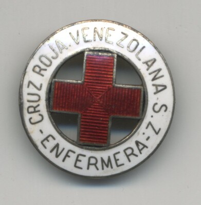 Venezuela Nurses Badge silver 26 mm Early 40´s | eBay
