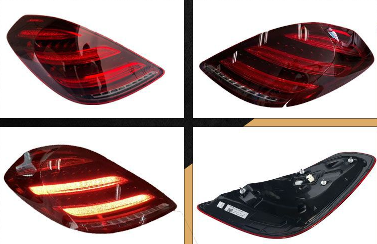 W222 Facelift Tail Lights Lamp Set for Mercedes Benz S class S400 S500 ...
