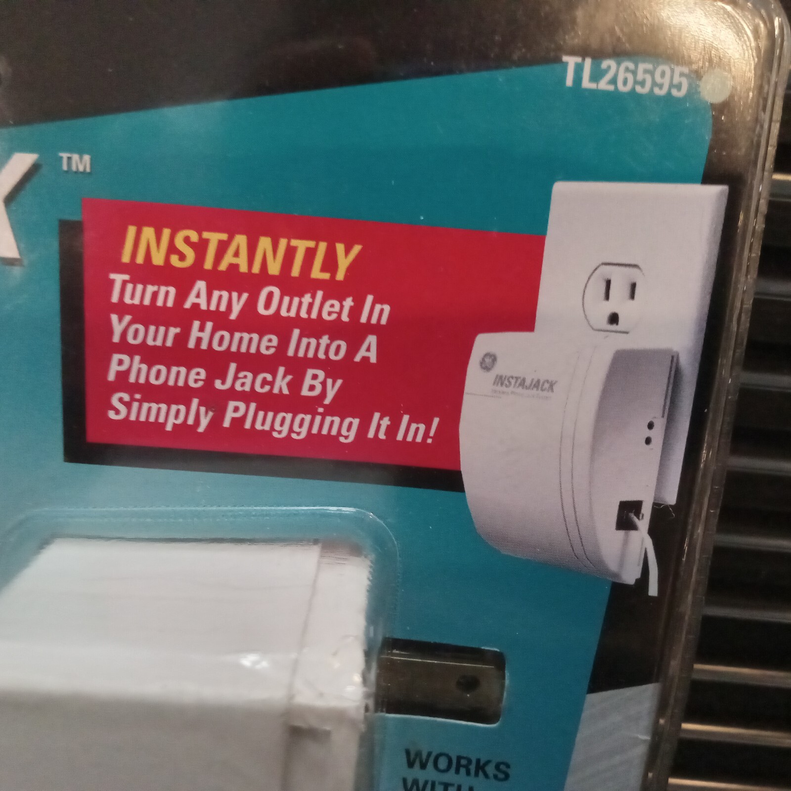 GE InstaJack TL26595 Wireless Home Business Phone Jack System Fax ...